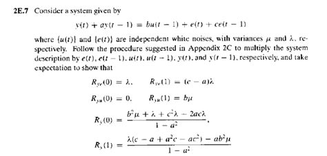 Appendix 2c Covariance Formulas For Several