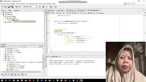 Membuat Kode Projek Di Netbeans Uas Pbo 1 Youtube