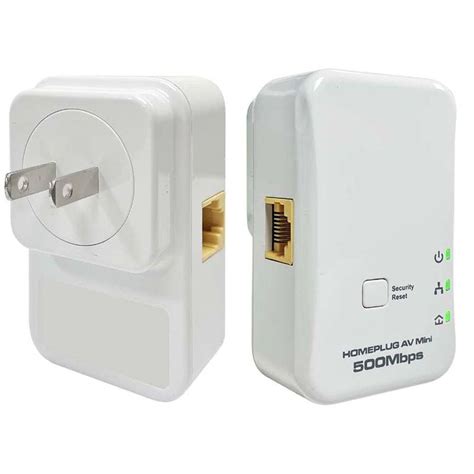 High Speed 500 Mpbs Ac Powerline Ethernet Network Adapter Kit For Extending Network Internet For