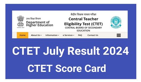 Ctet Result Date 2024 अंक जांचें स्कोरकार्ड डाउनलोड करें Apply Online