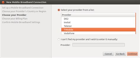 UbuntuHak Configuring Mobile Broadband In Ubuntu