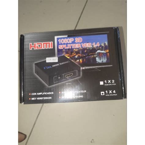 Jual HDMI Splitter Port Hub Full Video Input HDMI To Outpot HDMI Seport K Repeater