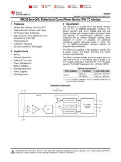 INA219 Zerø Drift Bidirectional Current Power Monitor ina219 zer 248 drift bidirectional
