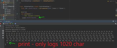 How To Print Long String In Flutter Dart Full Log Print