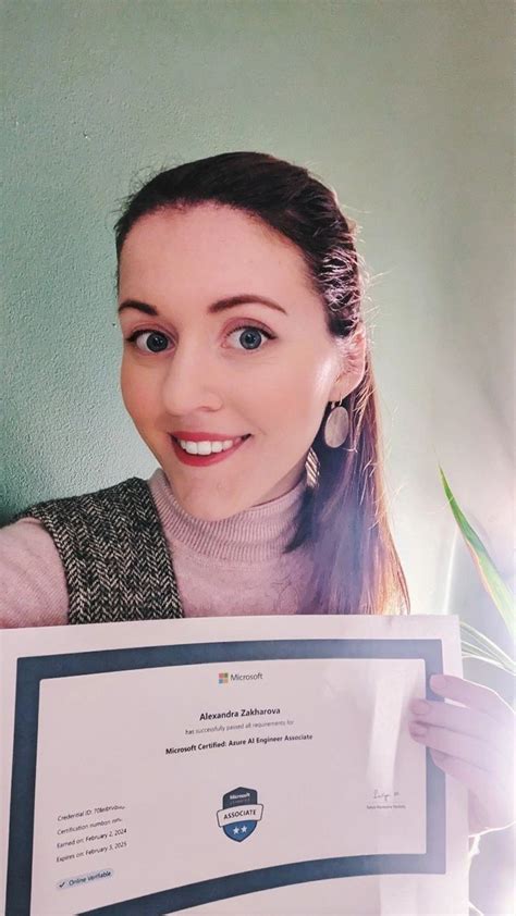 Alexandra Zakharova On Linkedin Microsoftcertified Azureai