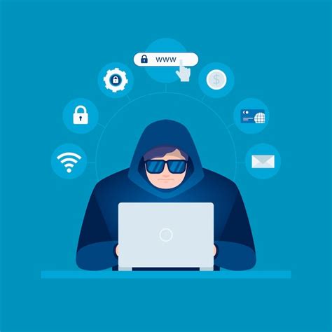 Free Vector Hacker Activity Concept