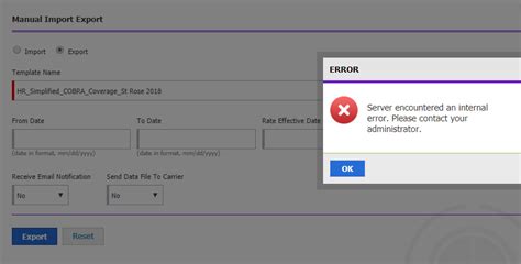 Wt 13195 St Rose Cobra Coverage Export Gets A Server Error Workterra Jira