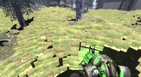 I Dragged A Workshop Map From Csgo To Gmod But The Grass Are Like This