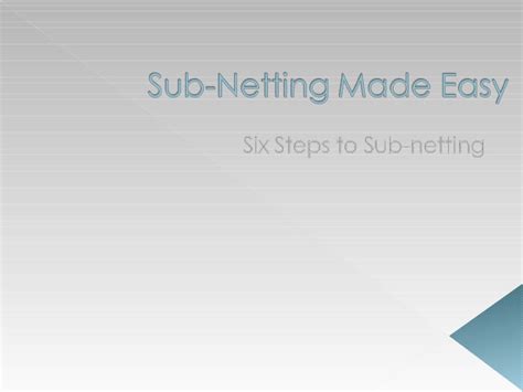 Subnetting Made Easy KAZIPUR IT
