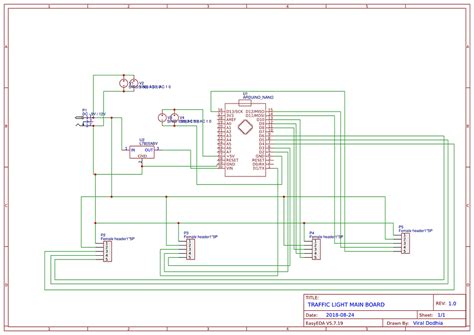 Arduino Traffic Signal Lights Automatic Street Light
