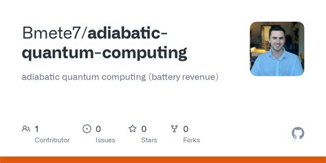 GitHub Bmete7 Adiabatic Quantum Computing Adiabatic Quantum Computing Battery Revenue