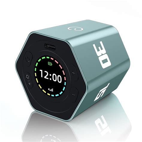 Portable Cube Timer Gravity Sensor Rotating Timer Count Updown