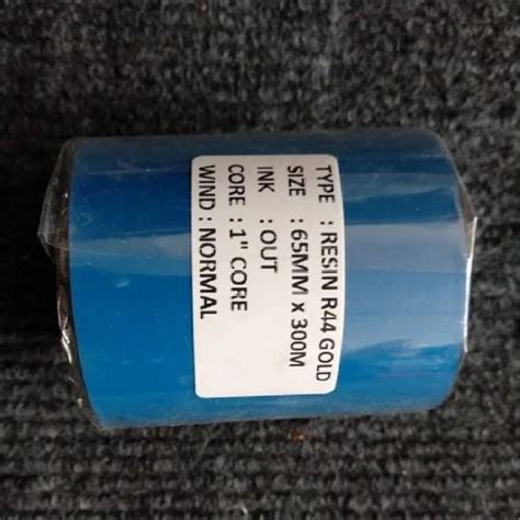 Mm X M Premium Resin Ribbon Inch Core Used For Barcode Printers Glossy And Matt At Rs