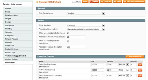 Magento Promotions And Discounts Module Magento Bundle Product Promoset