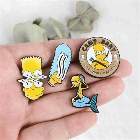The Simpsons ‘marge Squiggle Enamel Pin Distinct Pins