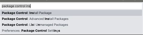 Sublimetext3 Package Control Install Package Missing In Sublime Text 3 Stack Overflow