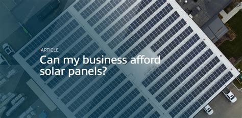 Can My Business Afford Solar Panels Inferno Solar