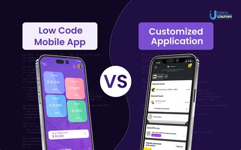 Low Code Mobile App Development Vs Customized App IdeaUsher