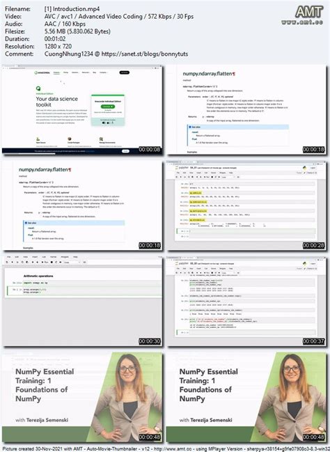 NumPy Essential Training 1 Foundations Of NumPy SoftArchive