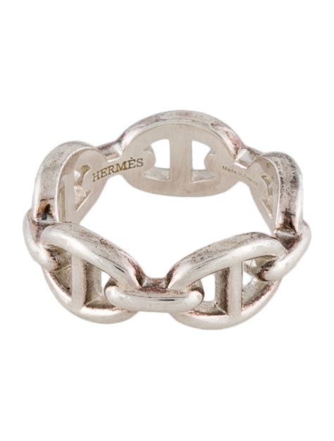 Hermès Chaine Dancre Enchainee Ring Small Model Band Rings