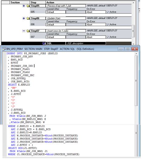 Peoplesoft Parallel Processing Using Temporary Record With Application