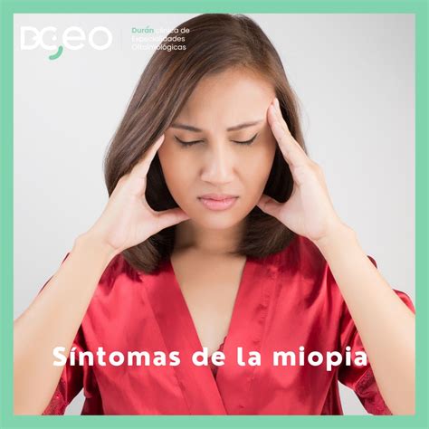 ¿conoces Los Síntomas Más Comunes De La Miopía • Clínica Oftalmológica Dceo