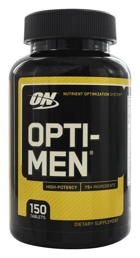 Optimum Nutrition Opti Men Nutrient Optimization System 150 Tablets