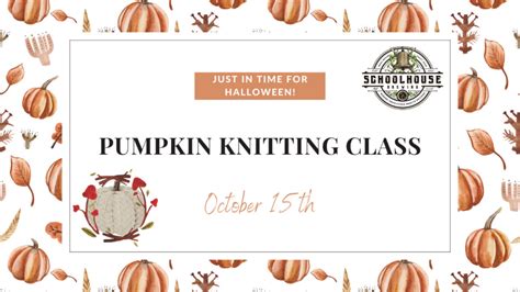 Hand Knitted Pumpkin Class Creative Loafing
