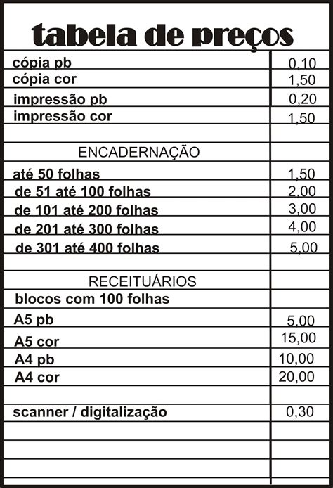 Tabela De Preços De Reforço Escolar 2023 Fdplearn