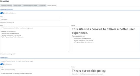 Configuring Cookie Warnings Documentation And User Guides Fotoware