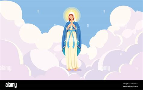 Assumption Mary Stock Vector Images Alamy