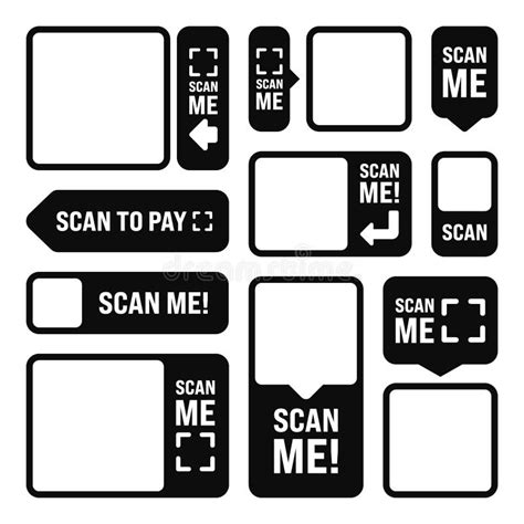 Scan Me Blank Sticker Online Payment Special Offer Sale Stickers