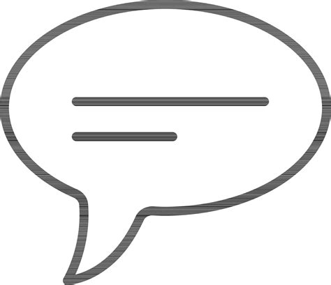 Flat Style Speech Bubble Icon In Black Outline 24325688 Vector Art At Vecteezy