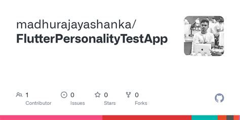 GitHub Madhurajayashanka FlutterPersonalityTestApp
