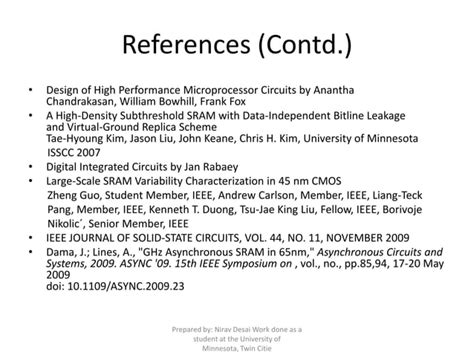 Design Of A Low Power Asynchronous Sram In 45nm Cmos Pptx Programming Languages Computing