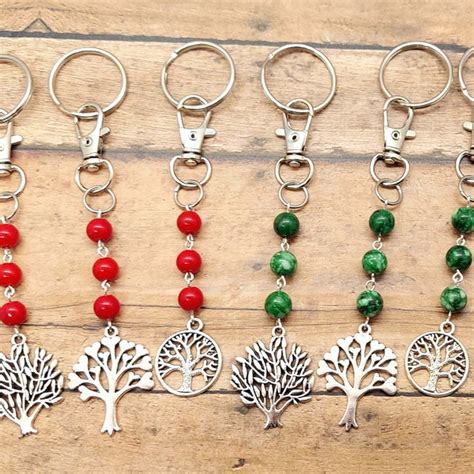 Tree Keychain Etsy