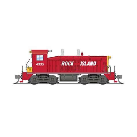 Broadway Limited Imports Emd Nw2 Switcher Rock Island 4907 Red And Yellow Paragon4 Sound Dc Dcc N