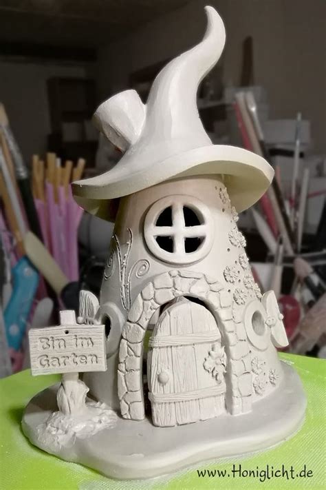Bin Im Garten Elfenhäuschen Work In Progress Feenhäuser Feen Haus Basteln Bastelarbeiten