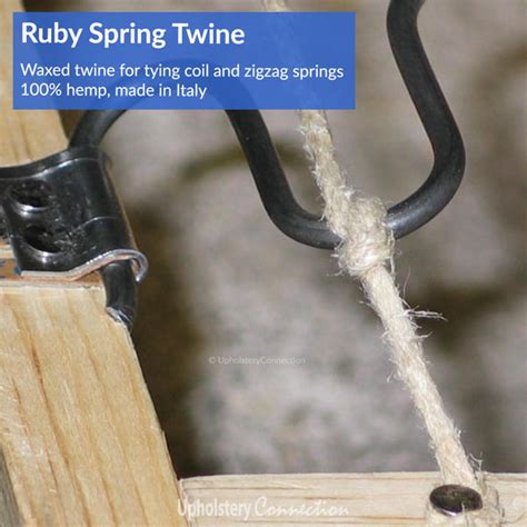 Ruby Spring Twine Upholstery Connection