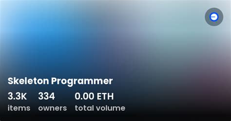 Skeleton Programmer Collection Opensea