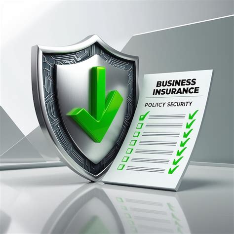 A 3d Visualization Of Business Insurance Premium Ai Generated Image