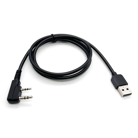 Fankhu Two Pin USB Programming Cable High Speed Walkie Talkie USB Programming Cable For TYT DMR