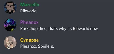 Ludeon Leaks Porkchop Spoilers R Rimworld