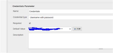 Jenkins How To Pass Git Credentials In Parameterized Job Stack Overflow