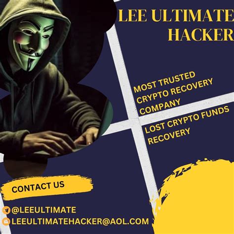 A Private Investigator And Recovery Expert Lee Ultimate Hacker By