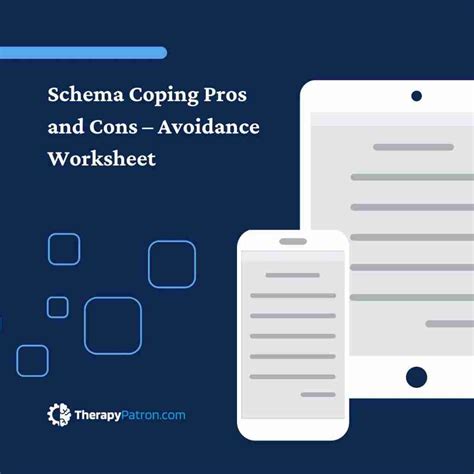 Schema Coping Pros And Cons Avoidance Worksheet Editable Fillable Printable Pdf