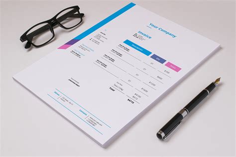 Minimal Invoice On Behance