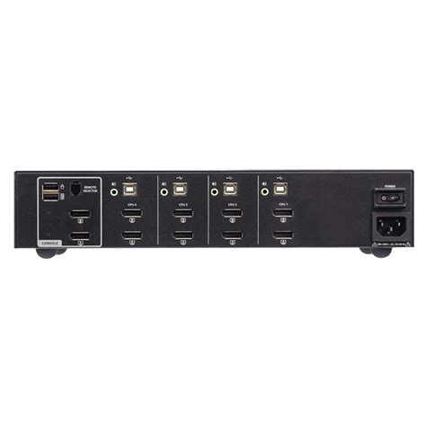 4 Port Usb Displayport Dual Display Secure Kvm Switch Psd Pp V4 0 Compliant Kvm Switches 2 4