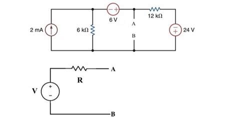 Solved Using Source Transformations Please Find V And R