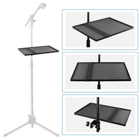 범용 사운드 카드 트레이 240x340mm 라이브 방송 마이크 마이크 랙 스탠드 휴대폰 클립 홀더 마이크 홀더 트레이